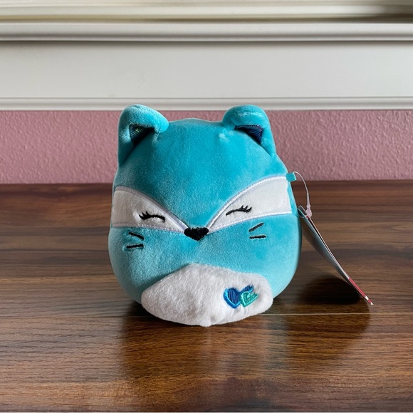 Squishmallows | Toys | Squishmallow Pania The Blue Fox Valentines Day ...